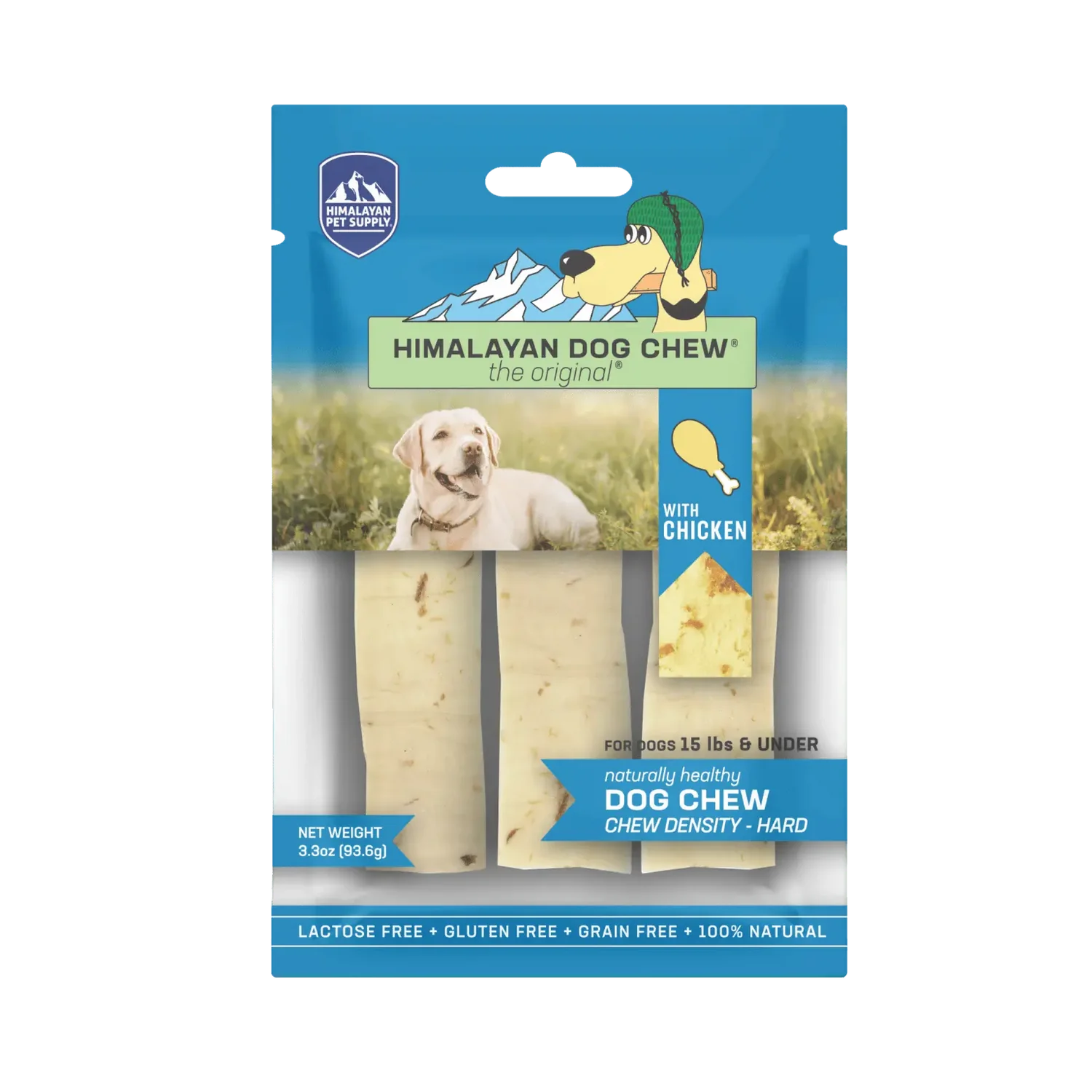 Himalayan Pet Yak Chew Masticable de Queso con Pollo S 3U Hasta 7 kg ...