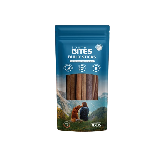 South Bites Bully Stick M Pack 3 Unidades - Snackys